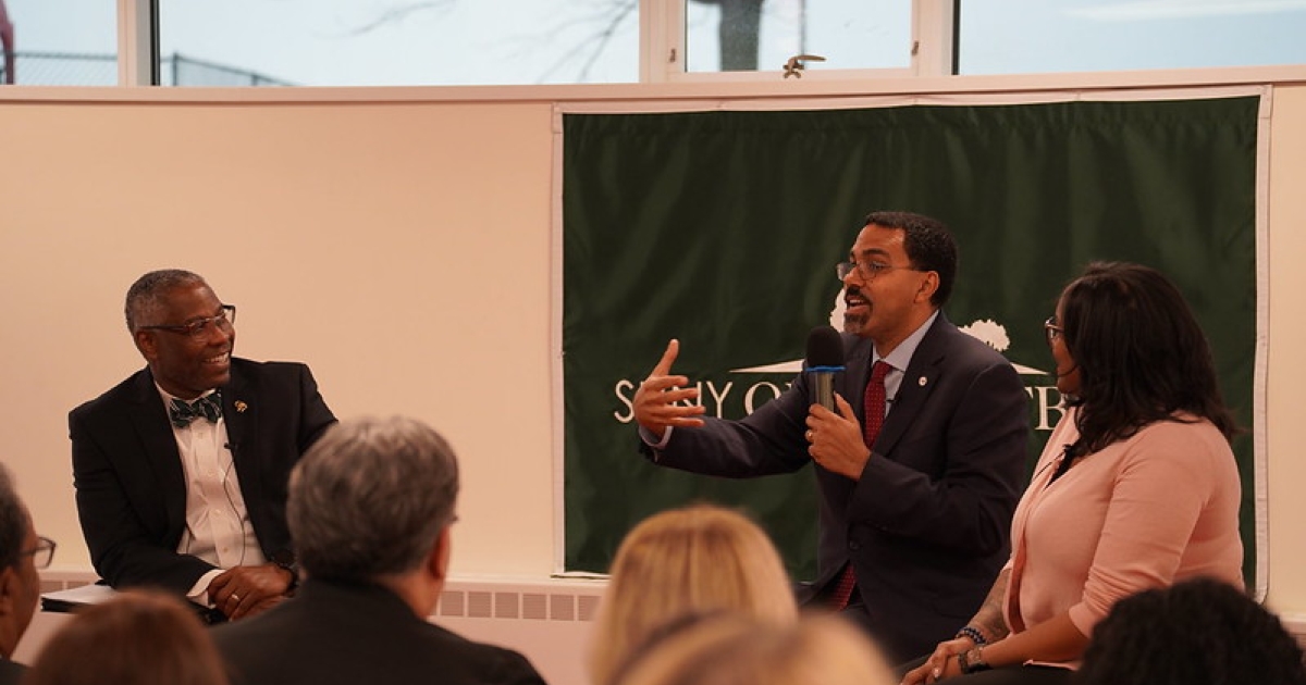 SUNY Chancellor John B. King, Jr. visited SUNY Old Westbury SUNY Chancellor John B. King, Jr. visited SUNY Old Westbury