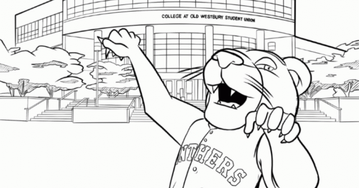 college coloring pages